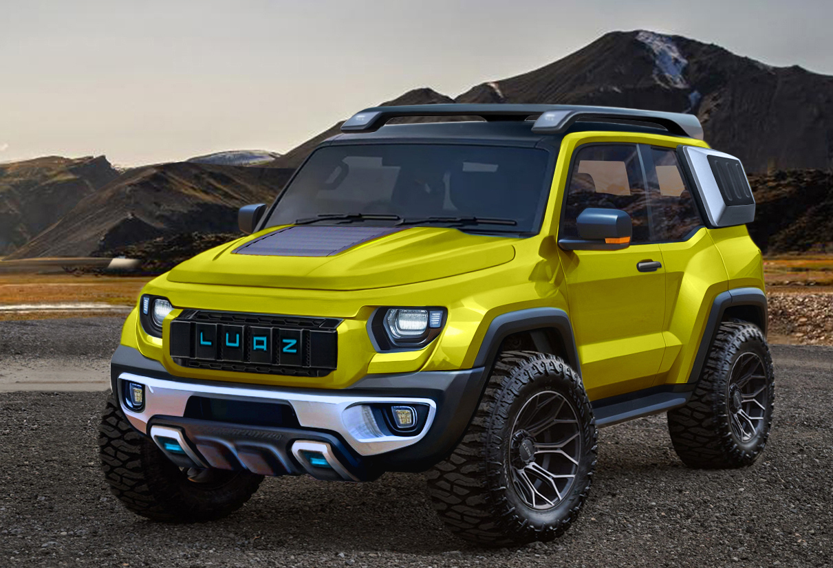 У Мережі показали салон нового українського позашляховика ЛуАЗ ...